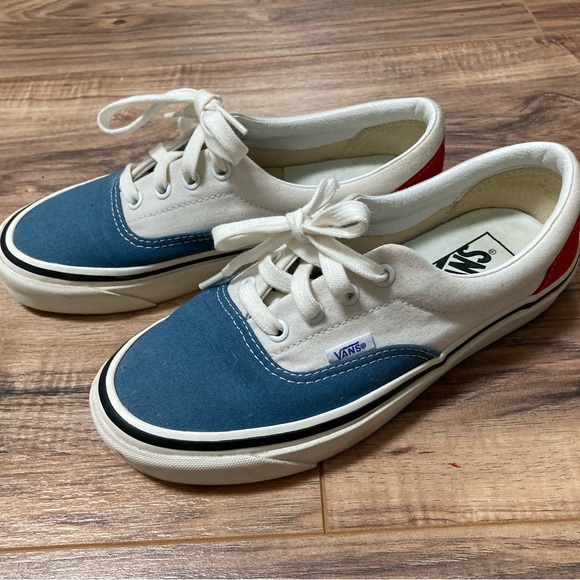 Vans | Shoes | Vans Red White And Blue | Poshmark